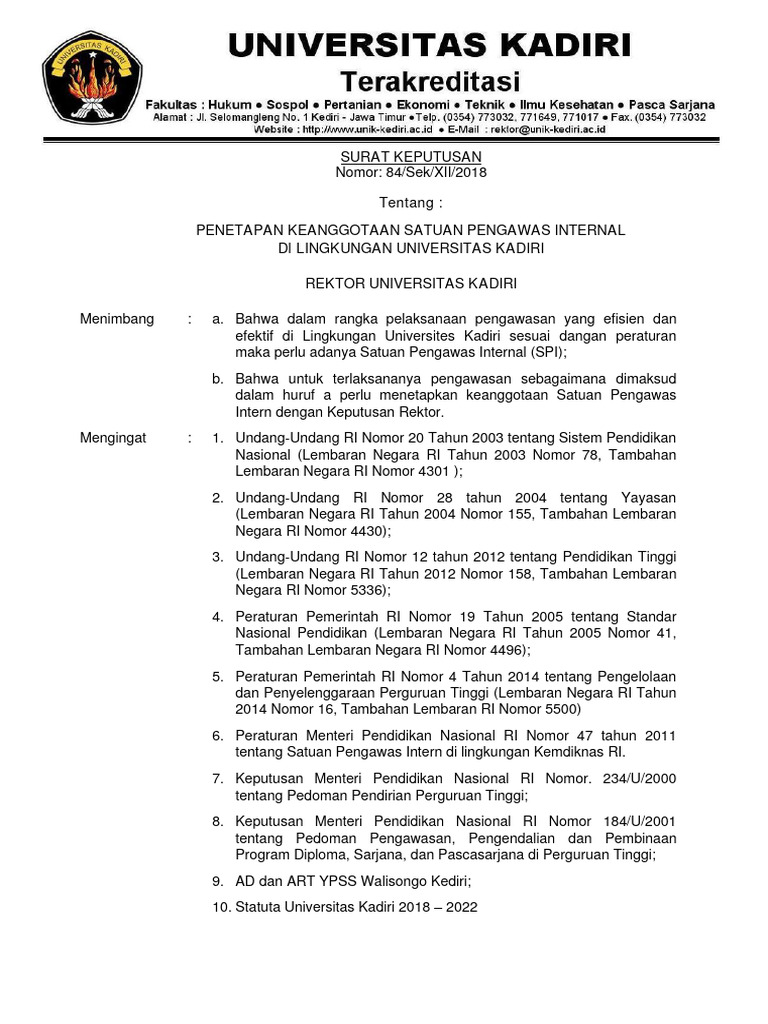 Buku Pedoman SPI | PDF