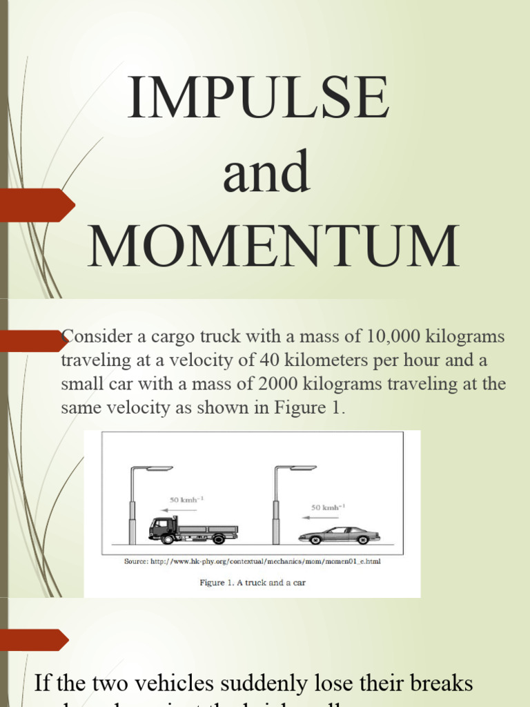IMPULSE and MOMENTUM | PDF | Momentum | Velocity