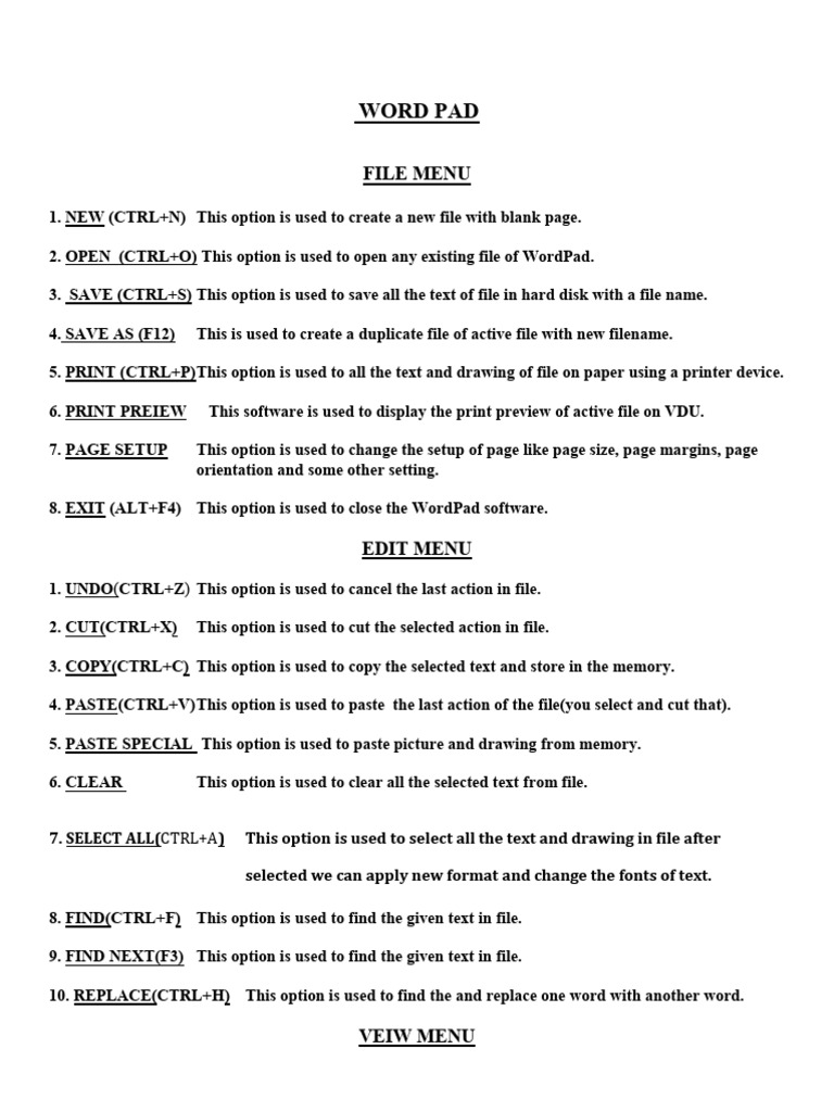 WORDPAD | PDF | Computer File | Filename