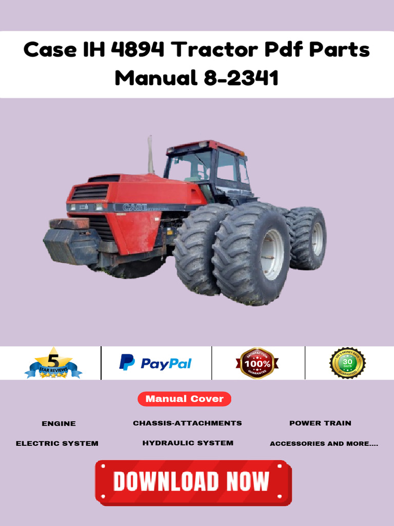 Case IH 4894 Tractor Parts Manual | PDF