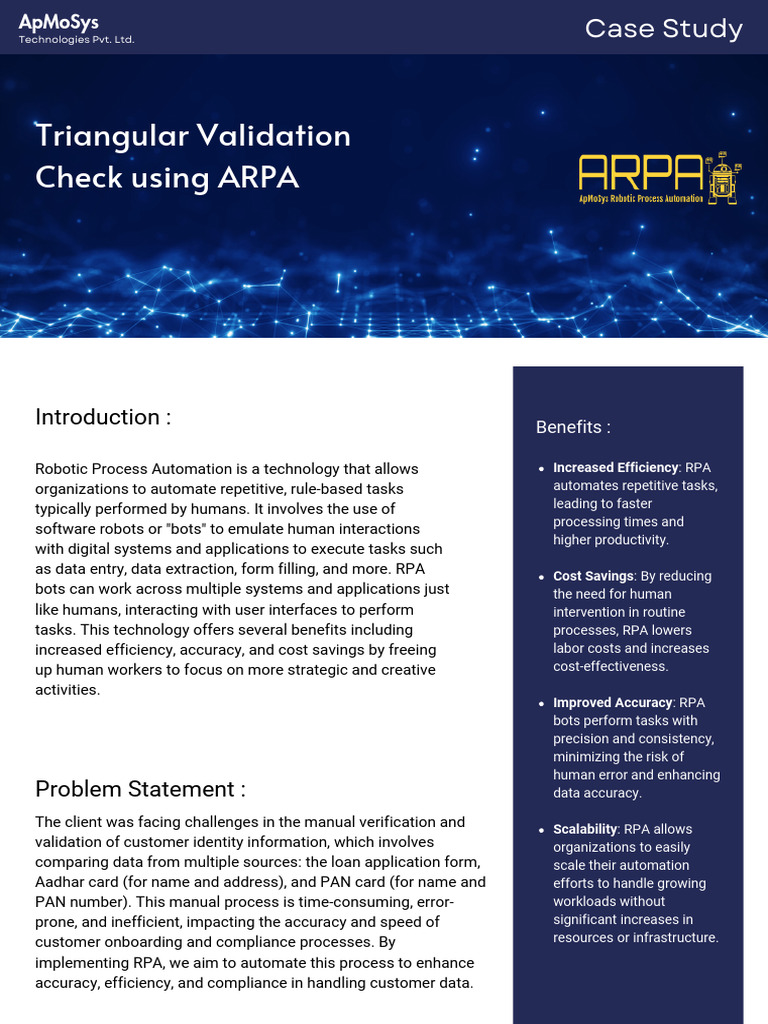 Triangular Validation Check Using ARPA | PDF | Automation | Computing