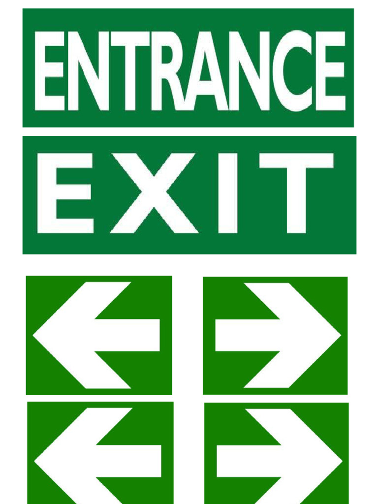 Entrance Exit | PDF