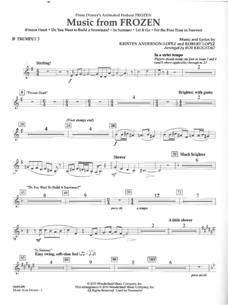 Frozen Trumpet 3 | PDF