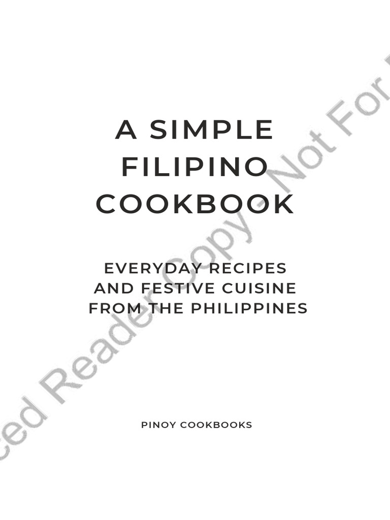 A Simple Filipino Cookbook (13)_watermark_compressed | PDF | Sausage ...