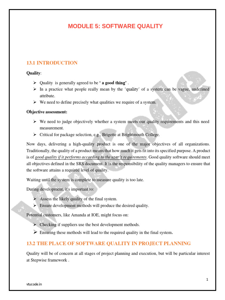 Vtucode In 21cs61 Module 5 Pdf 2021 Scheme Pdf Iso 9000 Quality Management System 