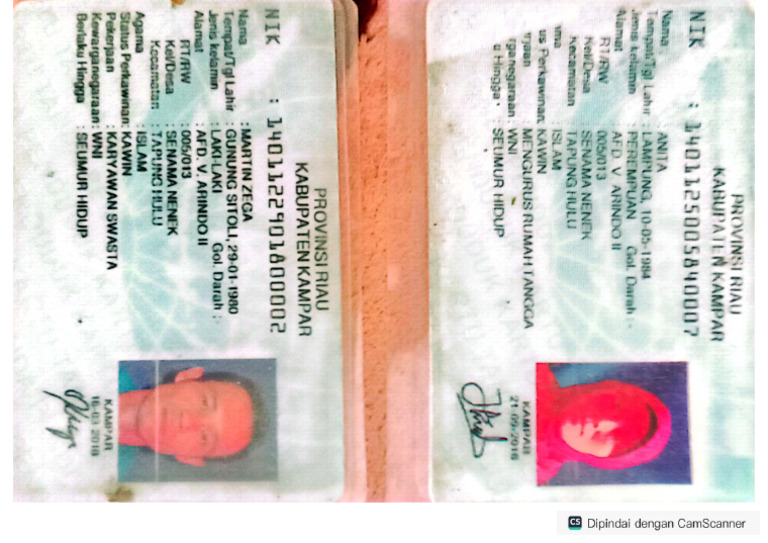 KTP ORANG TUA Maya | PDF