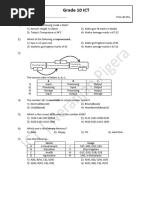 Grade 10 ICT Exam On Units 1, 2, 3, 4 (English) | PDF | Computer Data ...