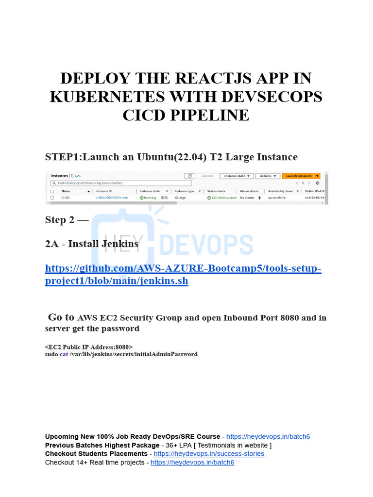 DevSecOps CICD k8 Project Assignment 1702964735 | PDF | Point Of Sale ...