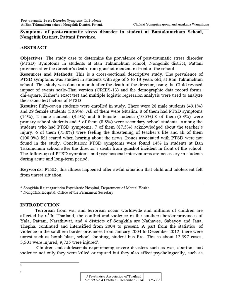 2 Case Study Psy | PDF | Mental Disorder | Stress (Biology)