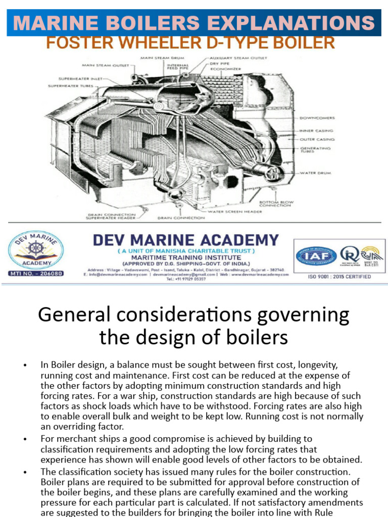 Marine Boilers | PDF | Boiler | Continuum Mechanics