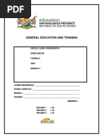 Grade 8 Isizulu 21 Aug | PDF | Poetry | Poetics