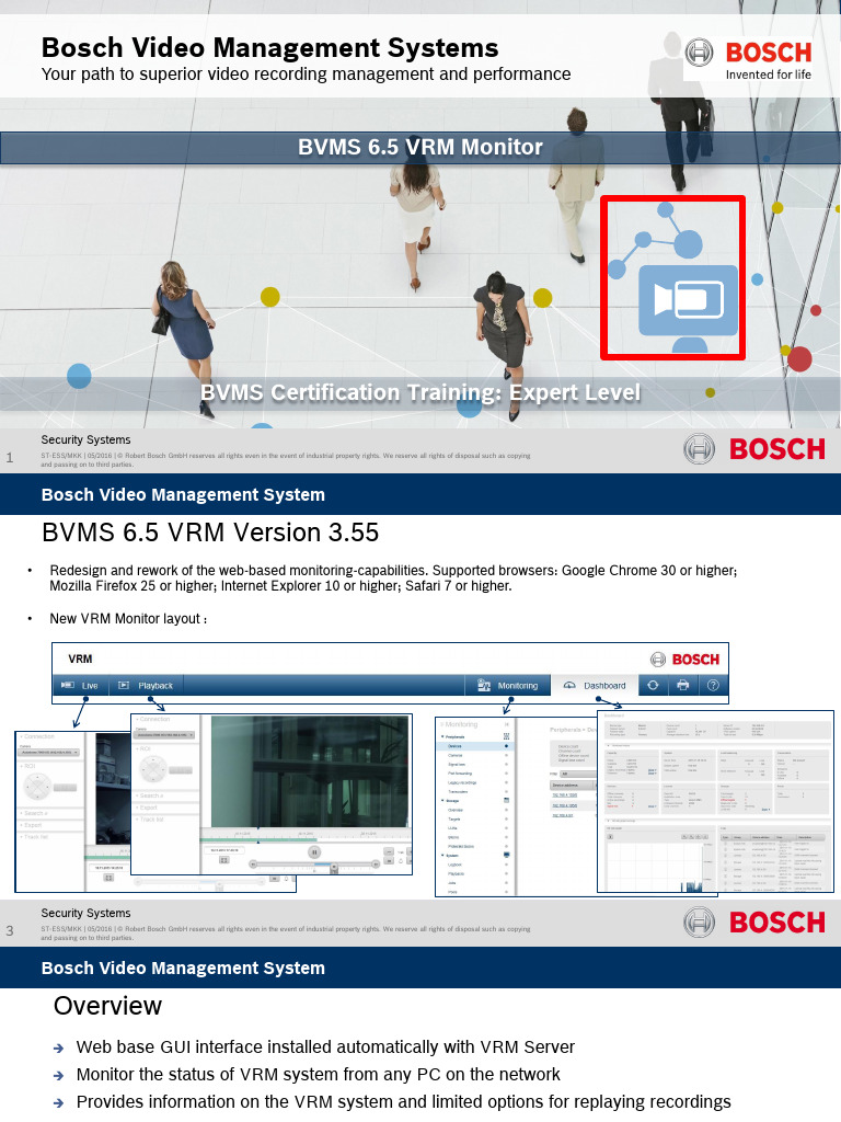 BVMS 6.5 VRM Monitor - PGV3.1.1 | PDF | Internet Explorer | Security Alarm
