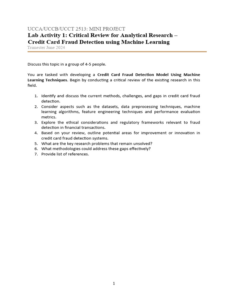 Lab Activity 1 - Critical Review | PDF | Technology & Engineering