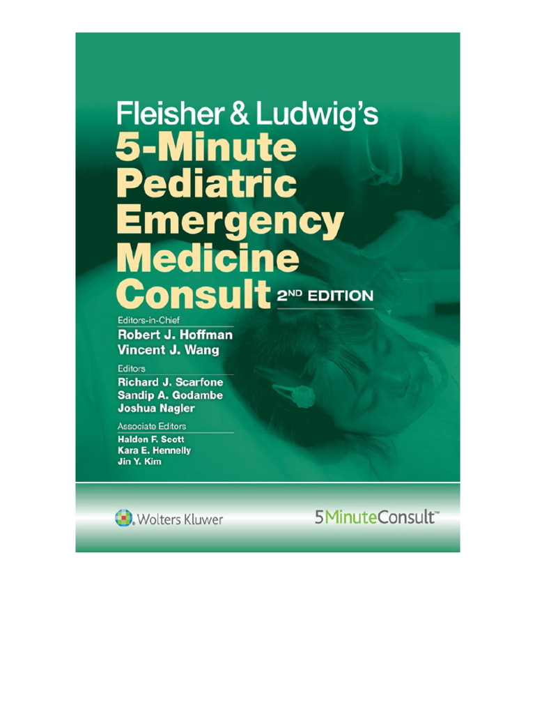 Robert J Hoffman MD MS Vincent J Wang MD MHA Richard J SC - Fleisher Ludwigs 5-Minute Pediatric ...
