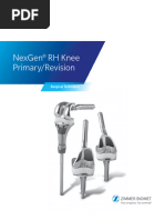 Zimmer Segmental System Distal Femoral Surgical Technique | PDF | Knee ...