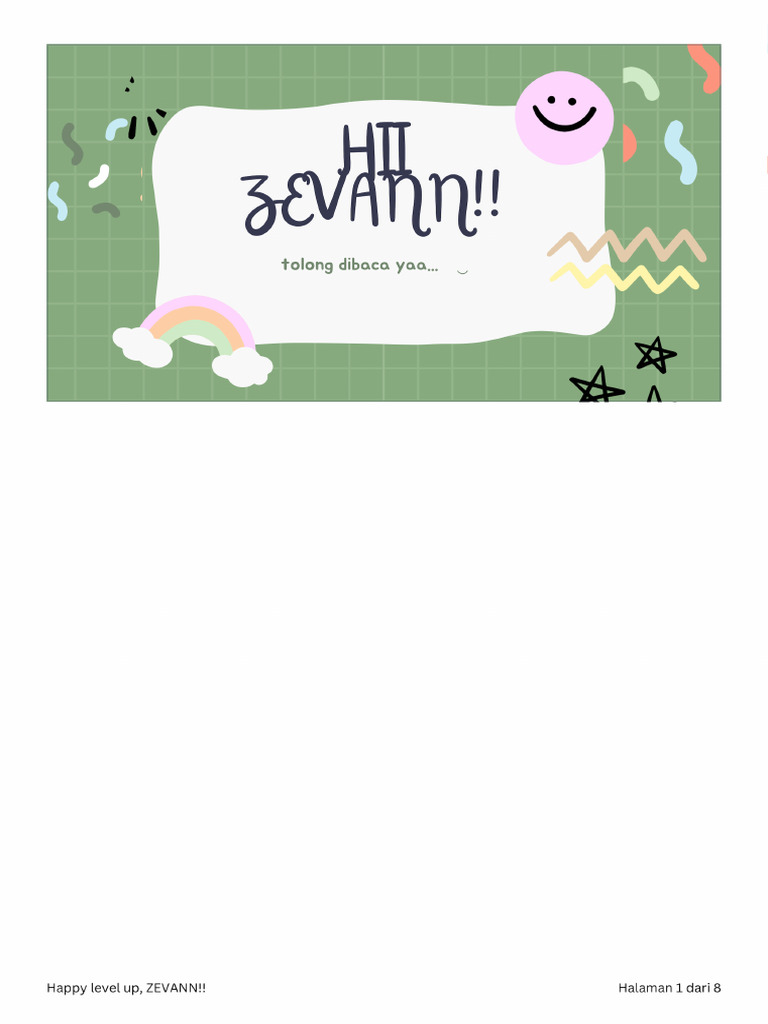 Happy Level Up, ZEVANN!! - 20240703 - 142350 - 0000 | PDF