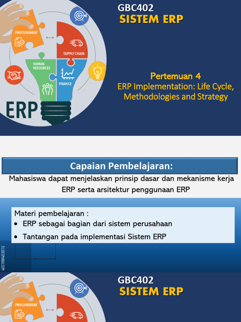 Tantangan dan Tahapan Implementasi ERP | PDF