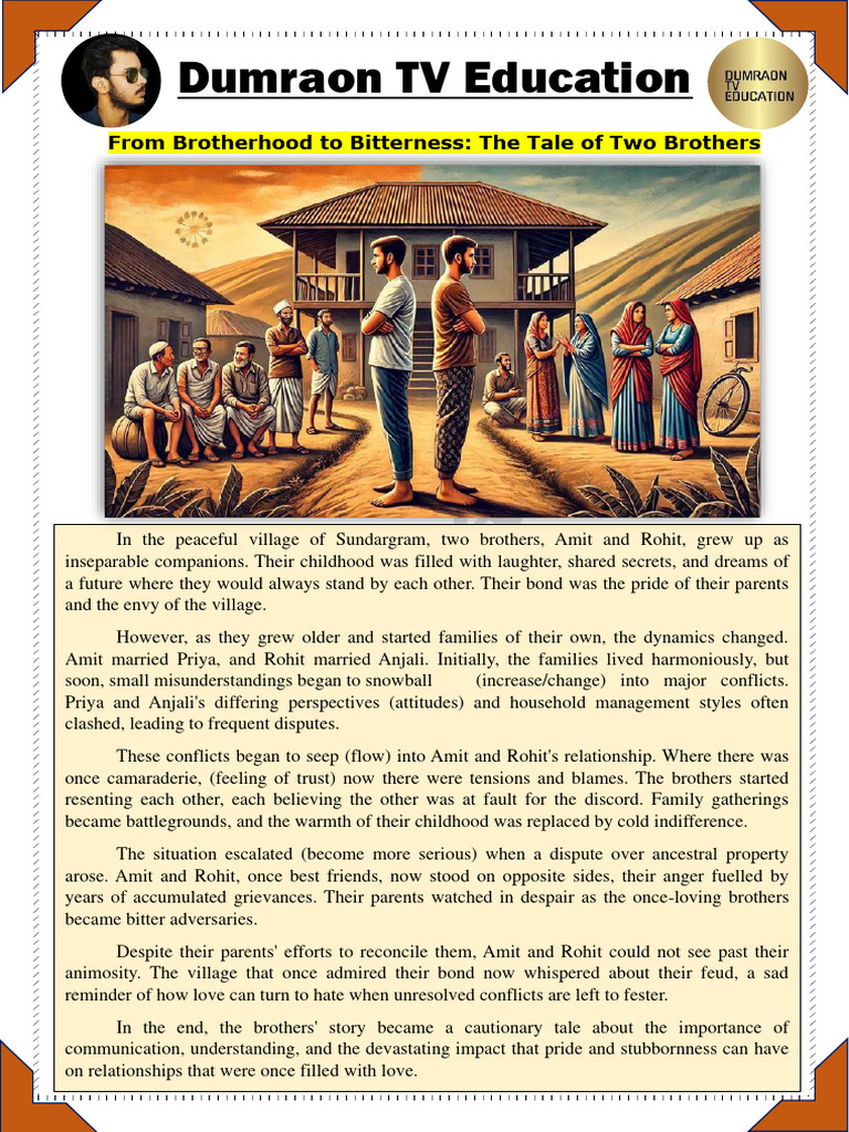 Brothers' Feud: A Cautionary Tale | PDF | Linguistics