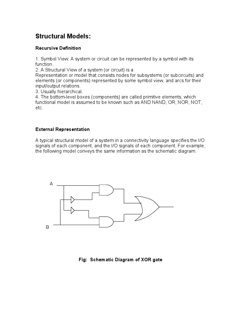 Structural Models:: Recursive Definition | PDF | Electronic Circuits ...