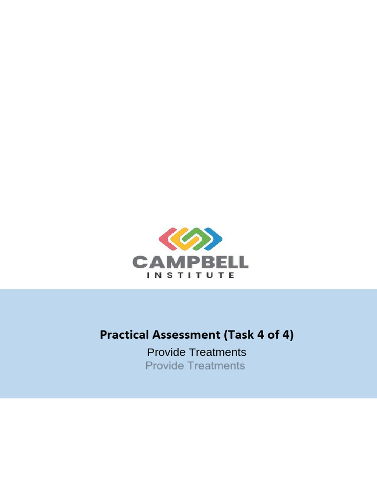 Ranveer Provide Treatment- Assessment Task 4 PDF .PDF (1) | PDF | Hair | Hairdresser