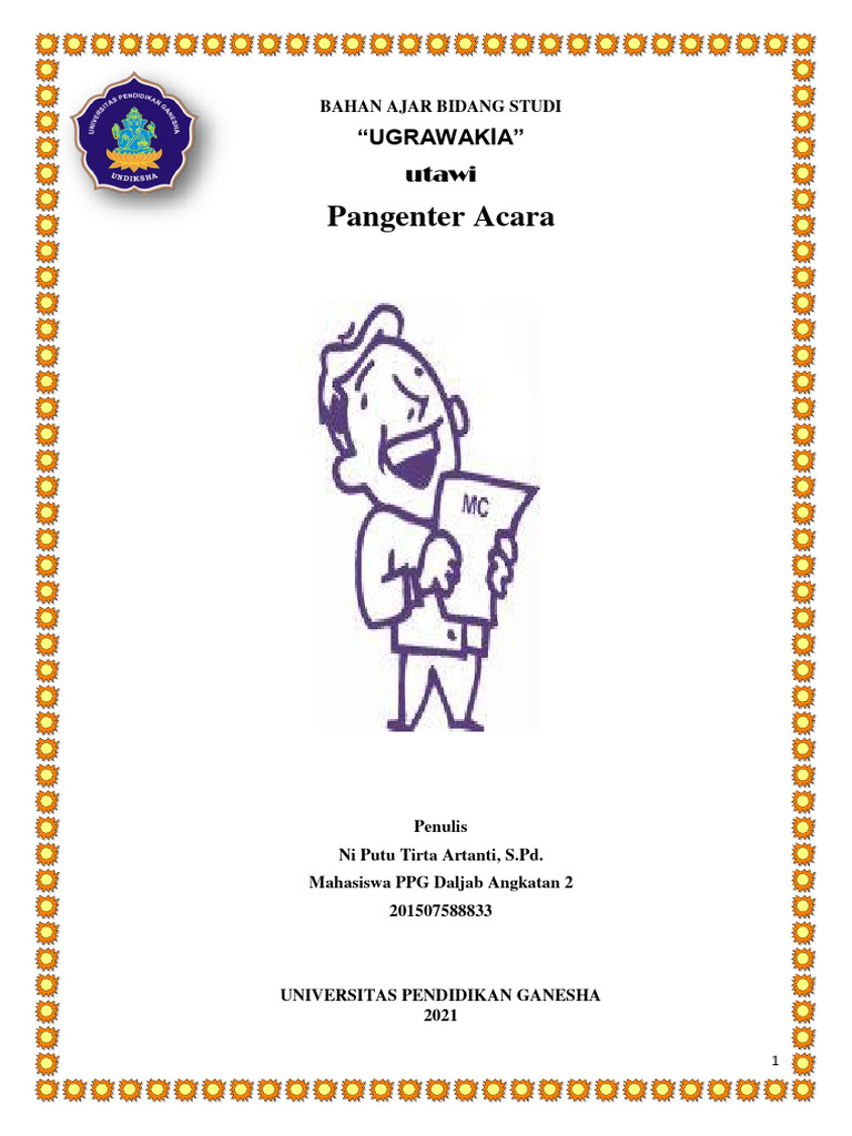 Bahan Ajar Ugrawakia | PDF