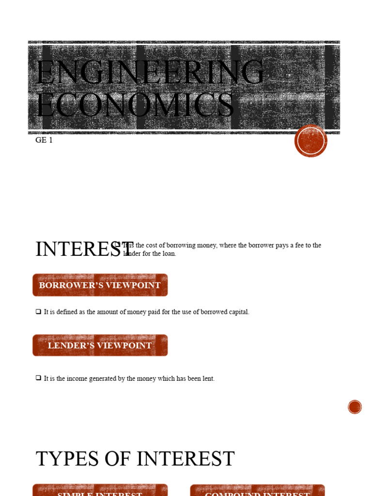 ENGINEERING ECONOMICS - 02 copy | PDF | Interest | Compound Interest