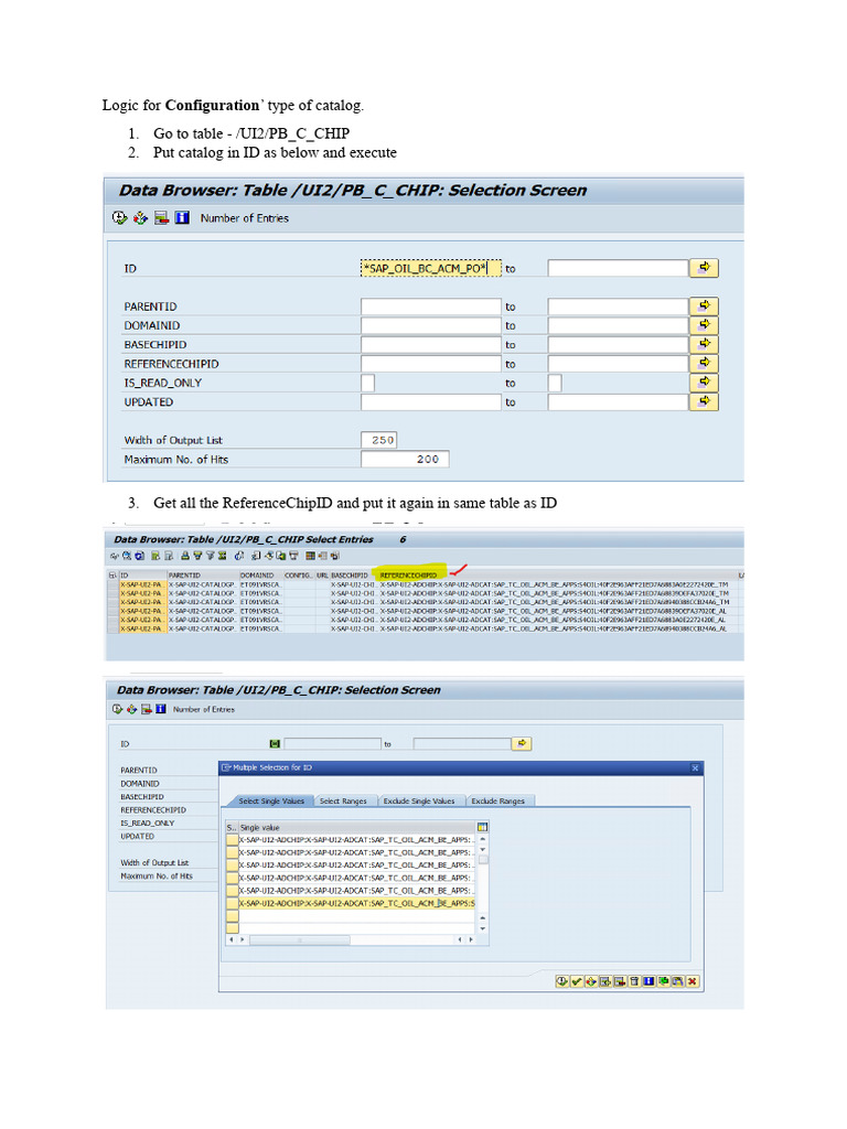 Catalog Configuration Logic Guide | PDF