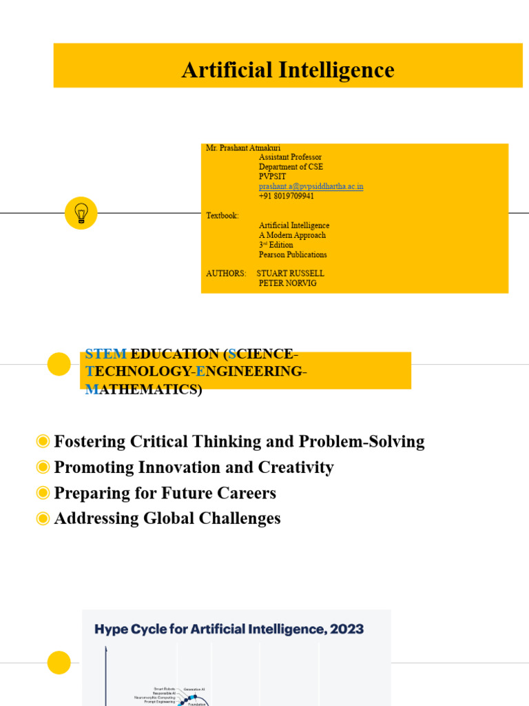UNIT-1 Artificial Intelligence | PDF | Artificial Intelligence ...