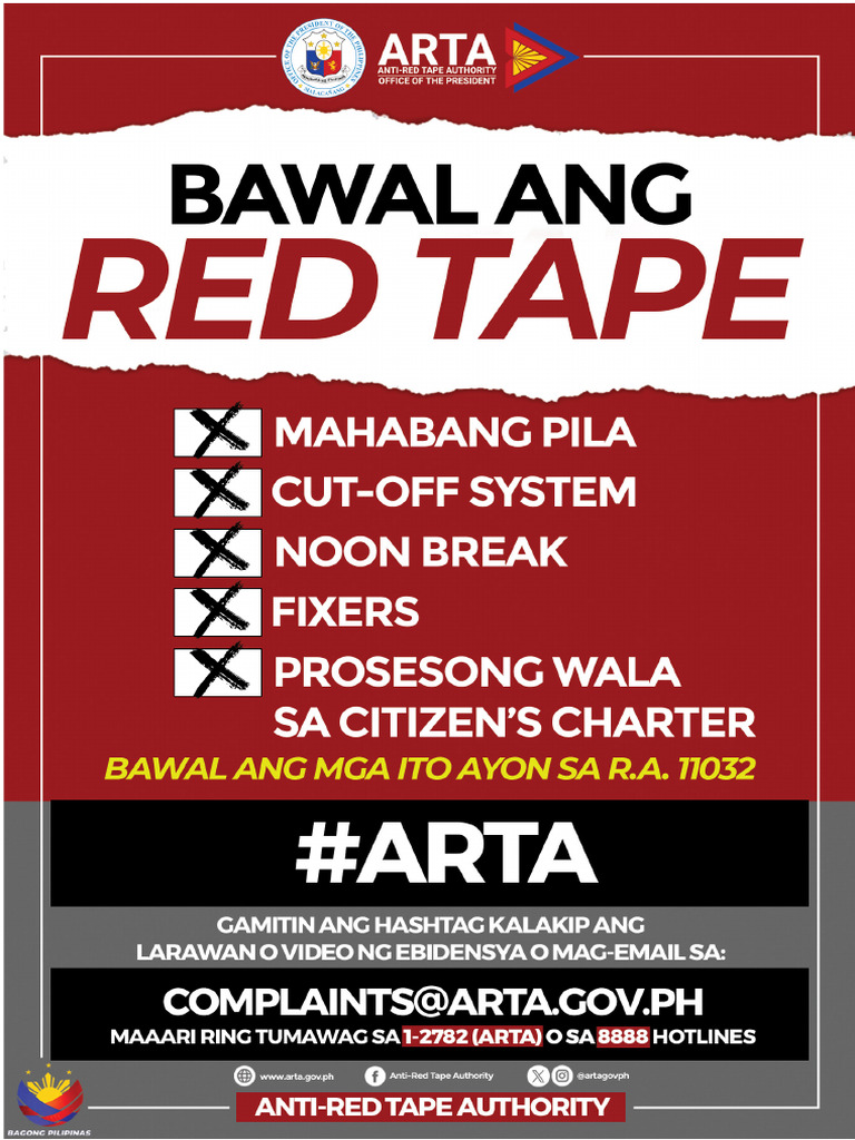 ARTA Mandatory Signages | PDF