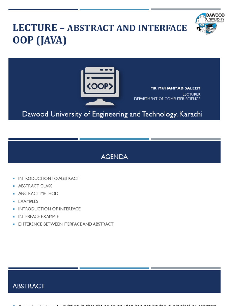 Abstract Pdf Class Computer Programming Method Computer Programming
