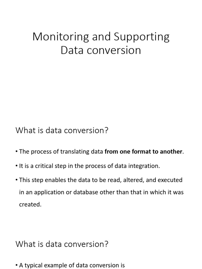 DataConversion-1 | PDF | Data Type | File Format