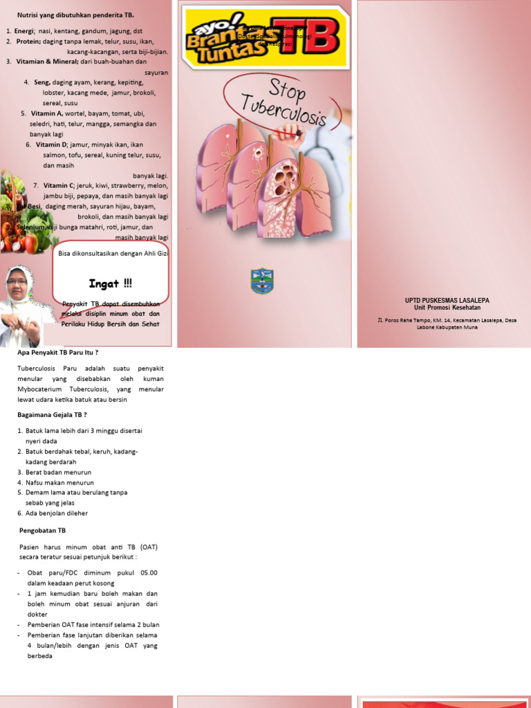 Leaflet-TB F | PDF | Kesehatan Holistik | Sains & Matematika
