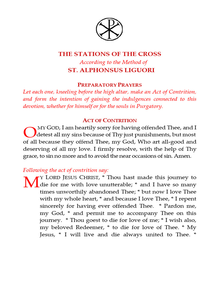 Stations of The Cross Book | PDF | Jesus | Thou
