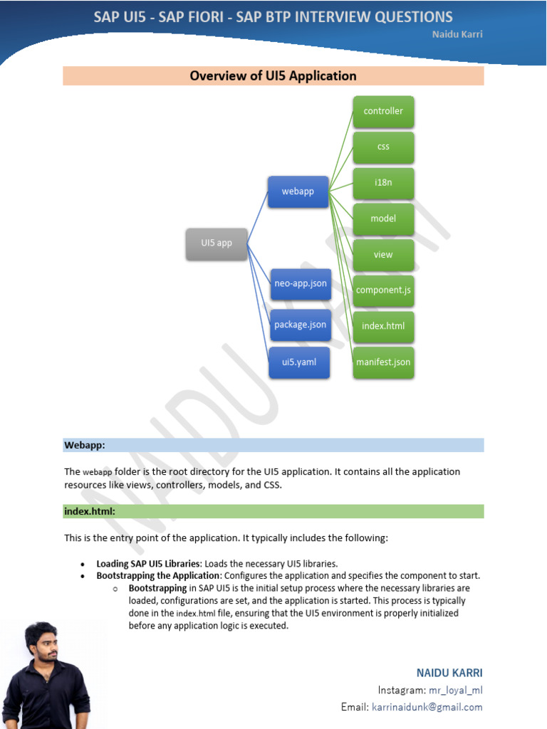 SAP UI5 Interview Questions and Answers 1722350299 | PDF | Json | Mobile App