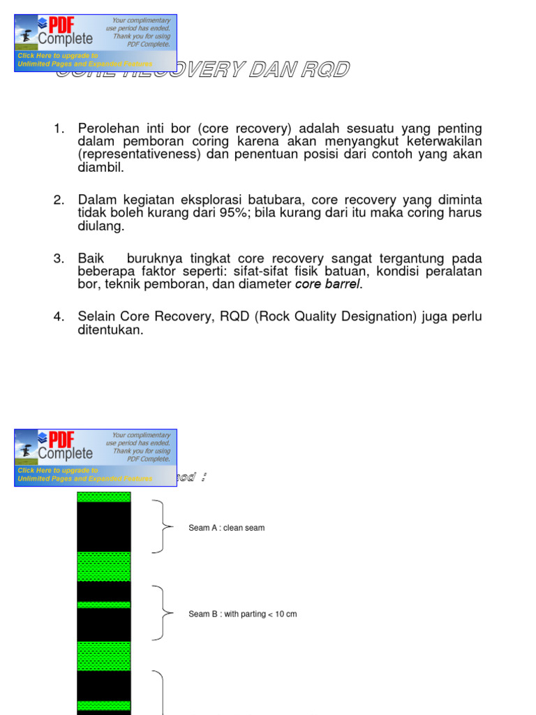 SOP - JORC Sampling Methode | PDF | Coal