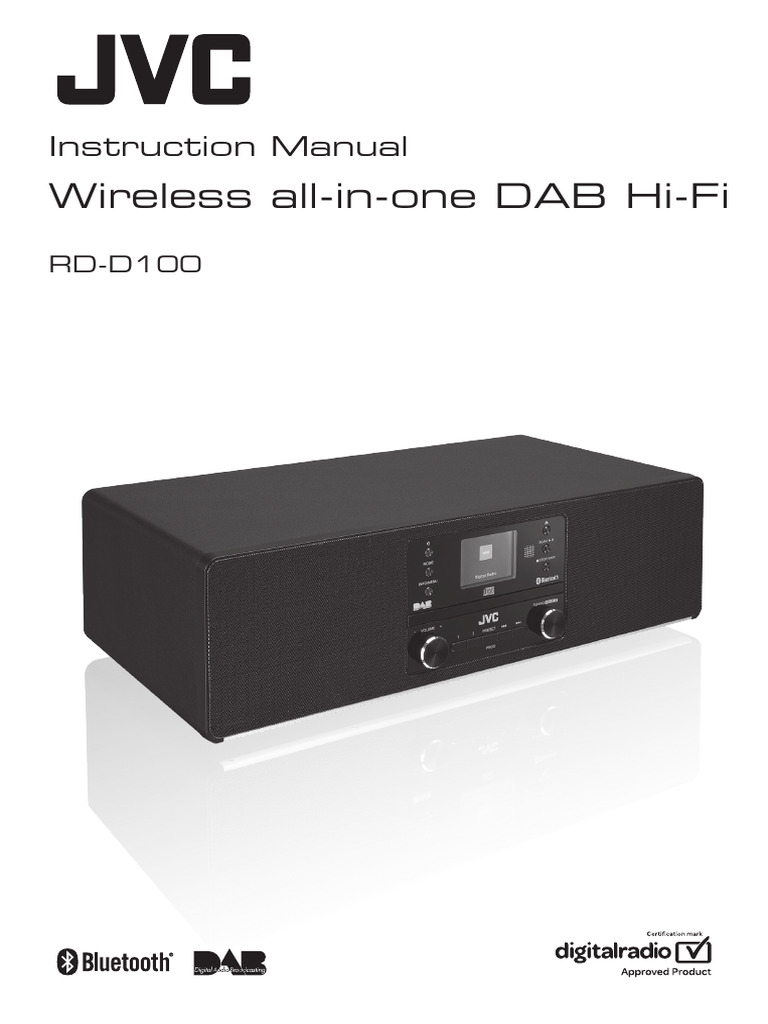 JVC RD-D100 Stereo-Set | PDF | Radio Broadcasting | Radio