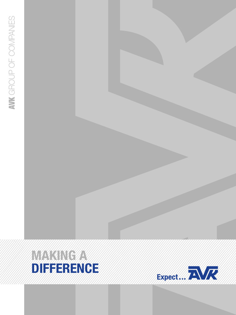 AVK Corporate Brochure | PDF | Sustainability | Water
