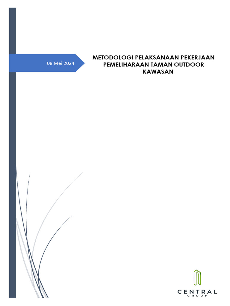 Metode Kerja Maintenance Taman Kawasan | PDF