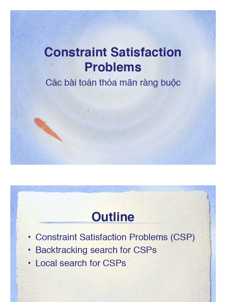 Slide Trí Tuệ Nhân Tạo - Lecture04 - CSP - Phạm Bảo Sơn - UET | PDF | Algorithms And Data ...