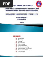 Types of Building Finishes Explained | PDF | Masonry | Mortar (Masonry)