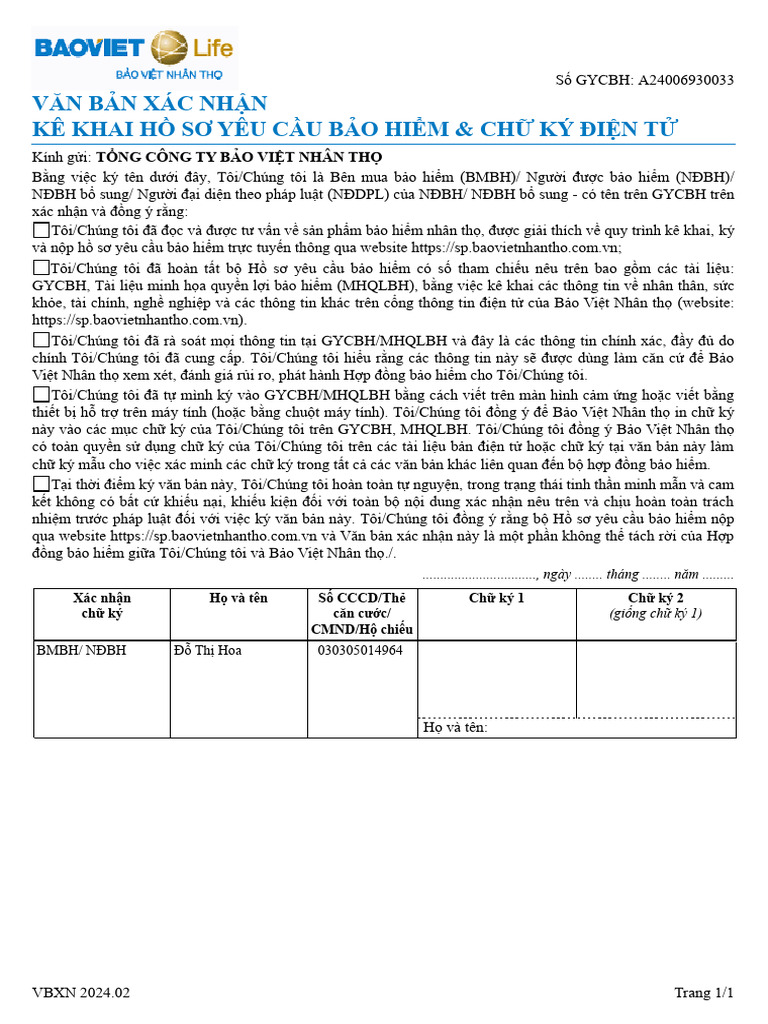 A24006930033 Confirmationletter 240728 | PDF