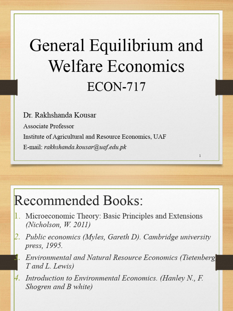Welfare Economics | PDF | Economics | Economic Equilibrium