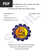 BCA - (WEB PROGRAMMING) (Total 5 Units PDF | PDF | Hyperlink | Html