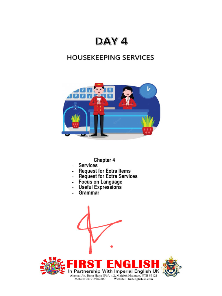 Webinar Day 4 - Housekeeping Servicess | PDF | Housekeeping | Laundry