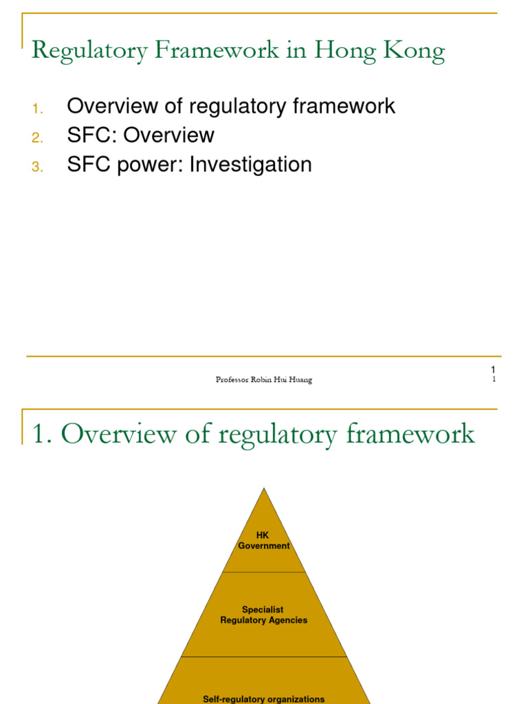 PSR - s2 - 2019 - Robin - 2 (Regulatory Framework) 1 | PDF