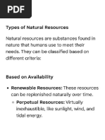 Class 10 Geography Water Resources Notes | PDF