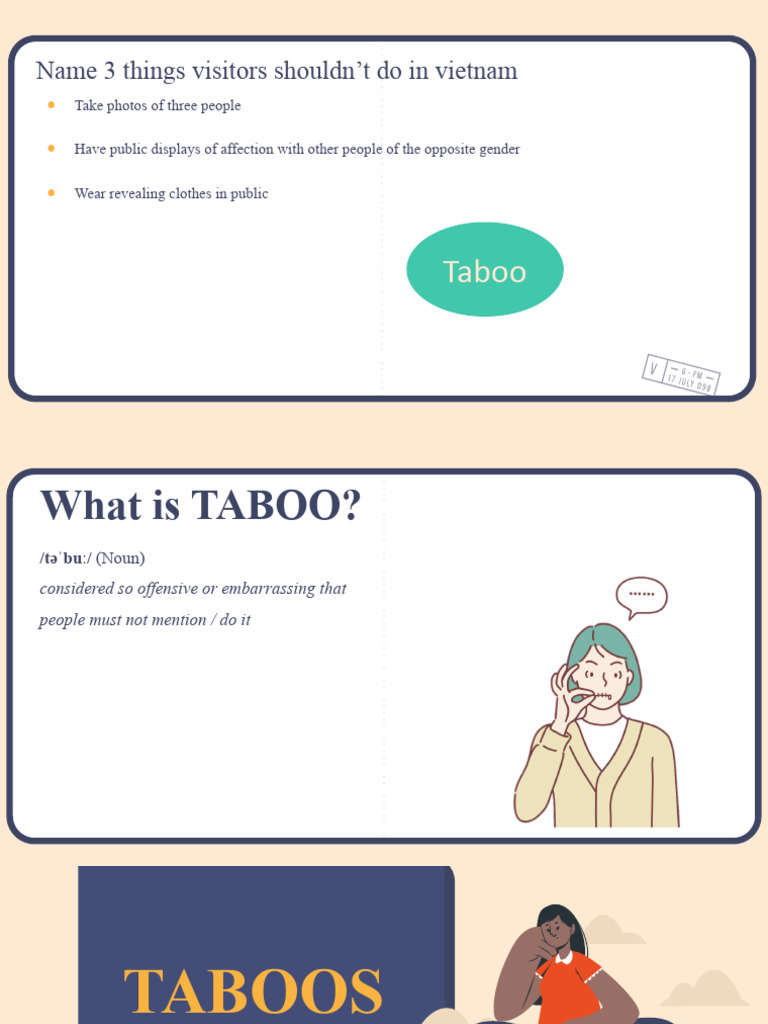 Intermediate - Culture Exchange 1 - American Taboos | PDF | Lifestyle