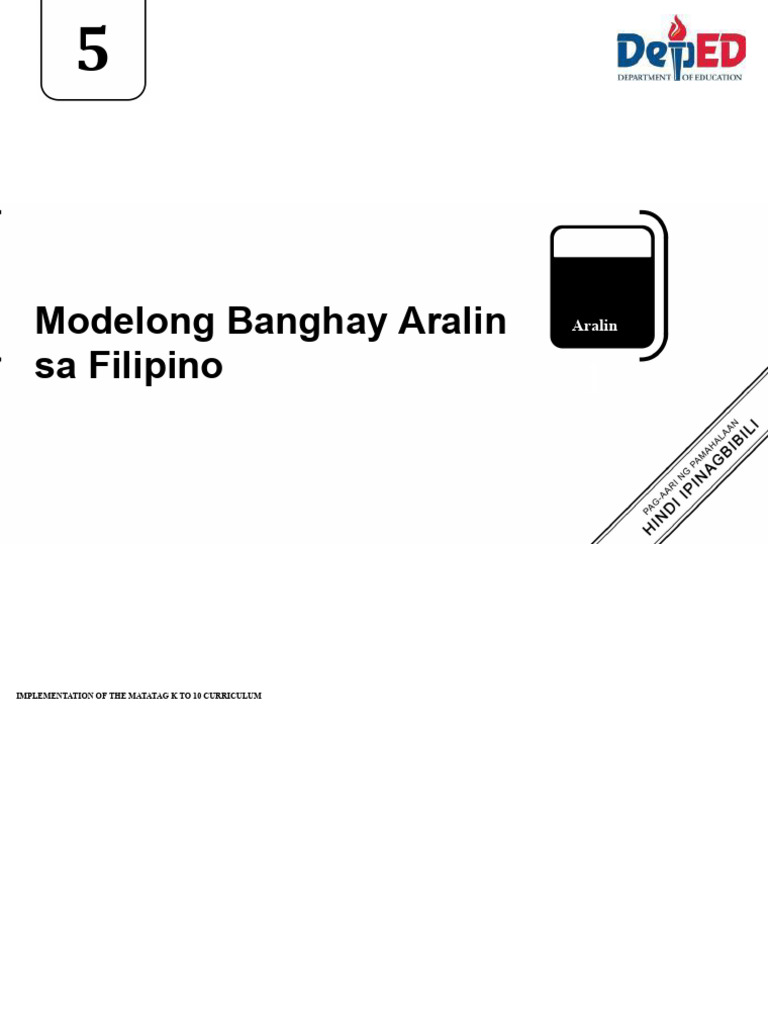 q1 Le Filipino Aralin 1 Week 1 | PDF