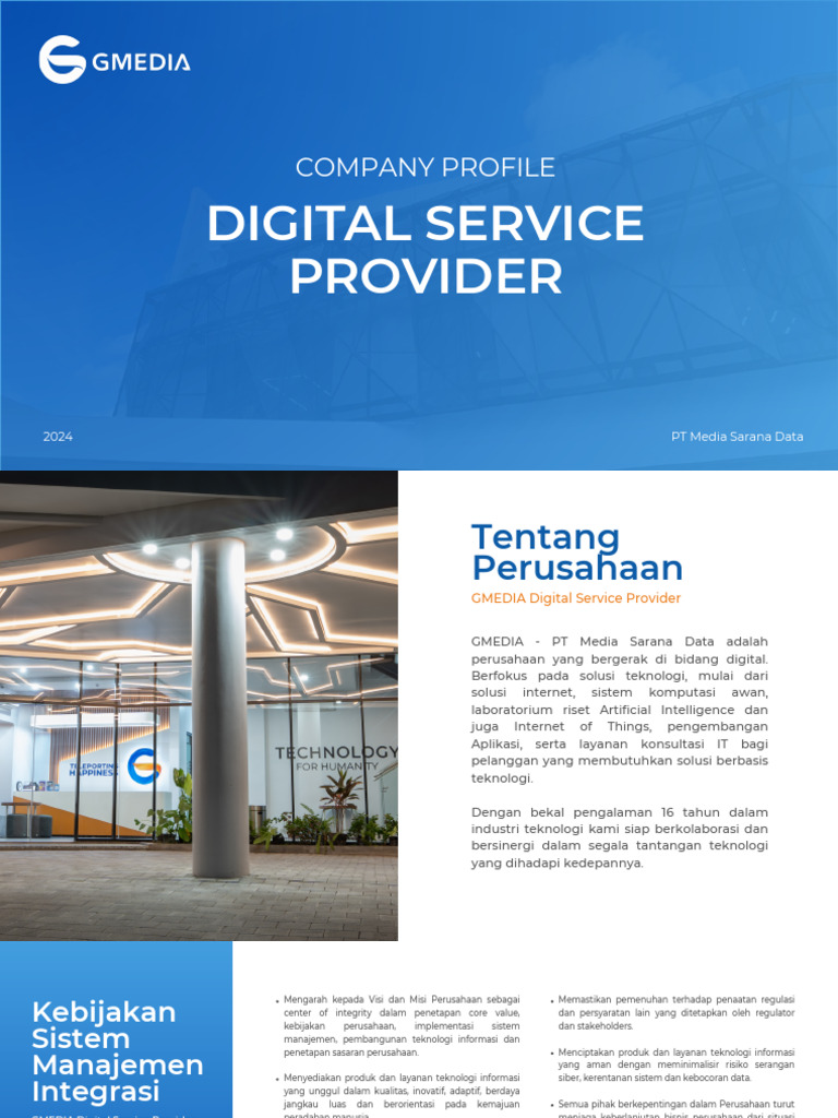 Solusi Digital Inovatif GMEDIA | PDF | Bisnis | Teknologi & Rekayasa