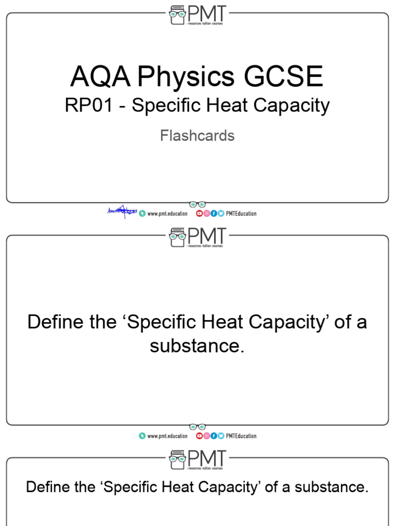 Flash Cards-Physics AQA GCSE-Practical Skills | PDF | Volume | Frequency